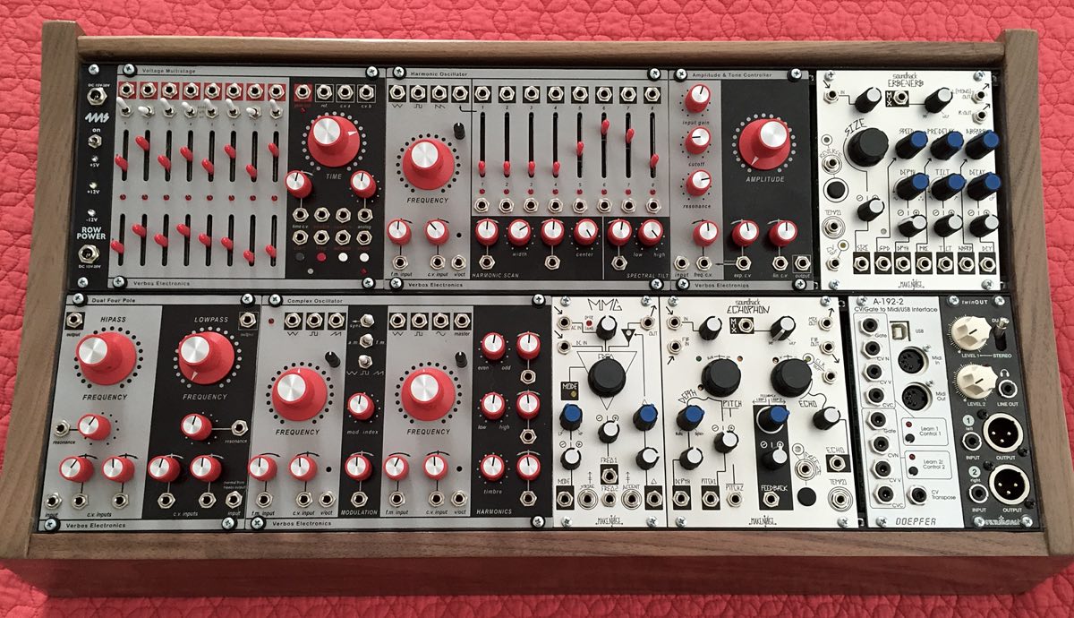 Hand-built Modular Synthesizer Case | Dylan Smith